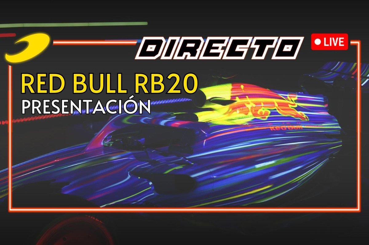 Así fue la presentación del Red Bull RB20 de Verstappen y Pérez