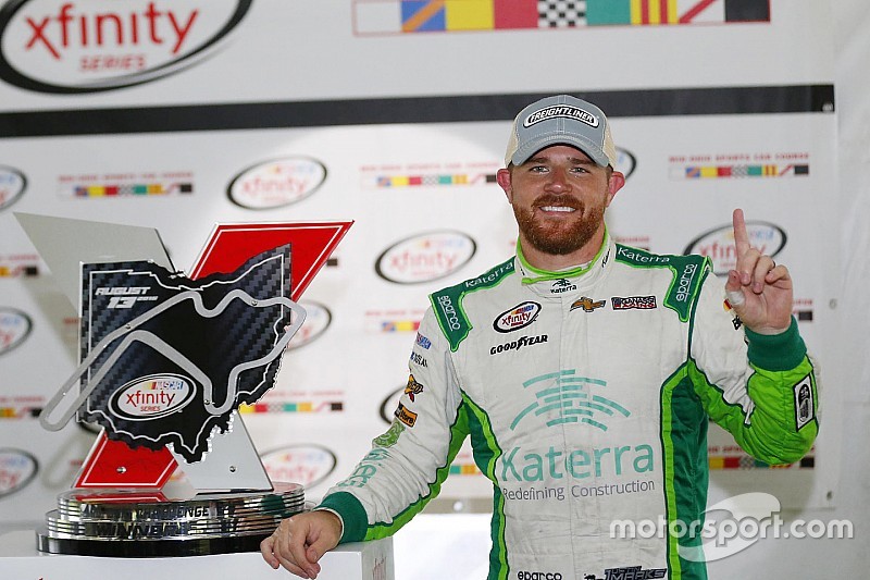 Justin Marks earns maiden win as NASCAR races in the rain