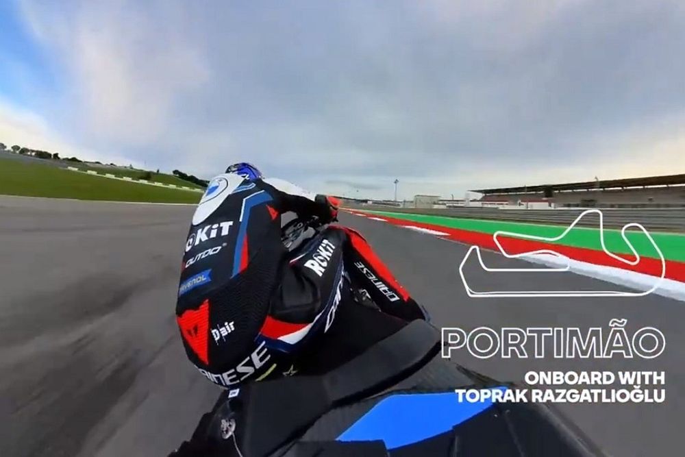 Video SBK | Un giro on board con Toprak sulla BMW a Portimao!