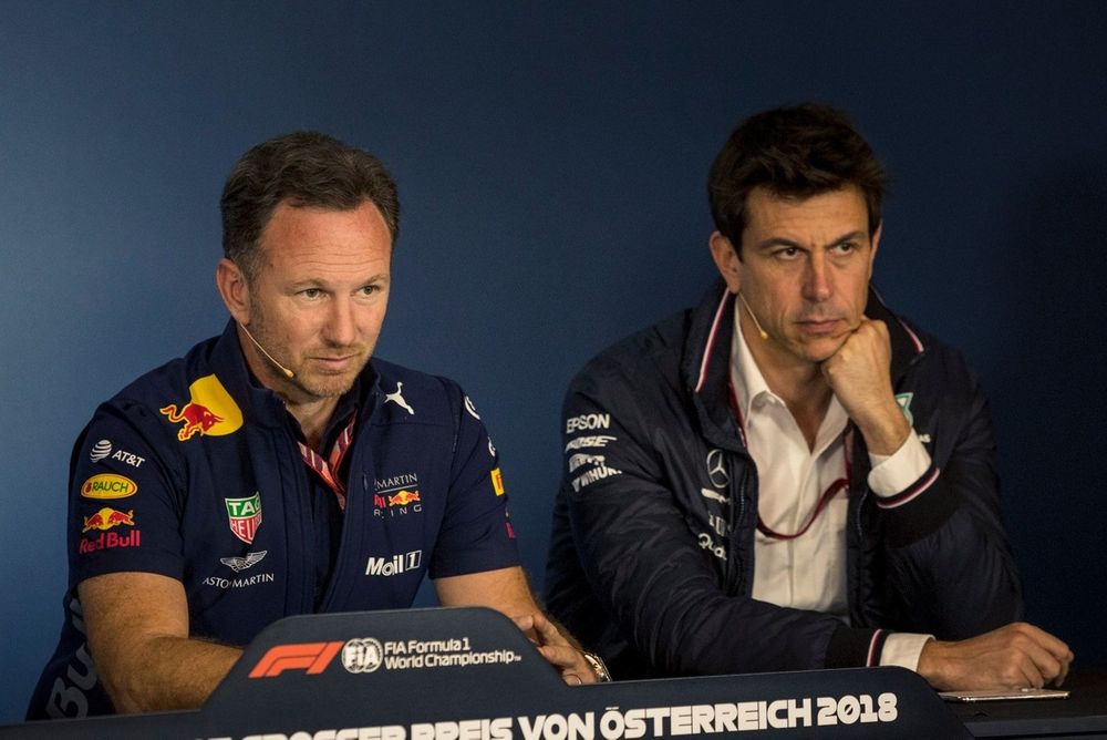 Dühösen hívta fel a Red Bullt Christian Horner, amikor meglátta a TV-ben Toto Wolffot - német sajtó