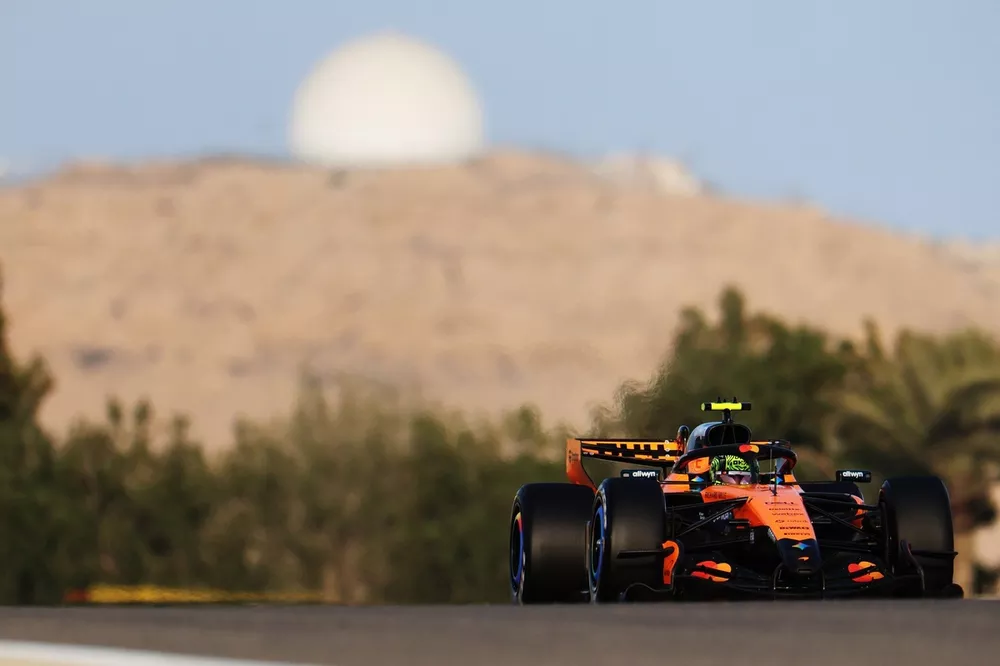 LIVE: F1 Bahrain pre-season testing - Lando Norris tops the times on ...