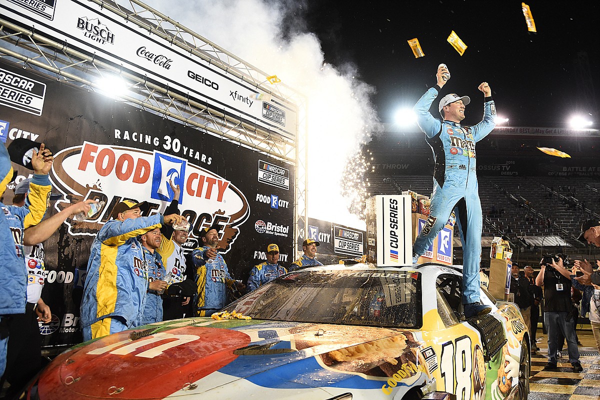 NASCAR Bristol: Kyle Busch inherits win after Briscoe and Reddick clash
