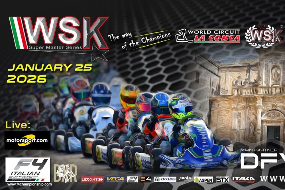 LIVE: WSK Super Master Series – Round 1 at La Conca