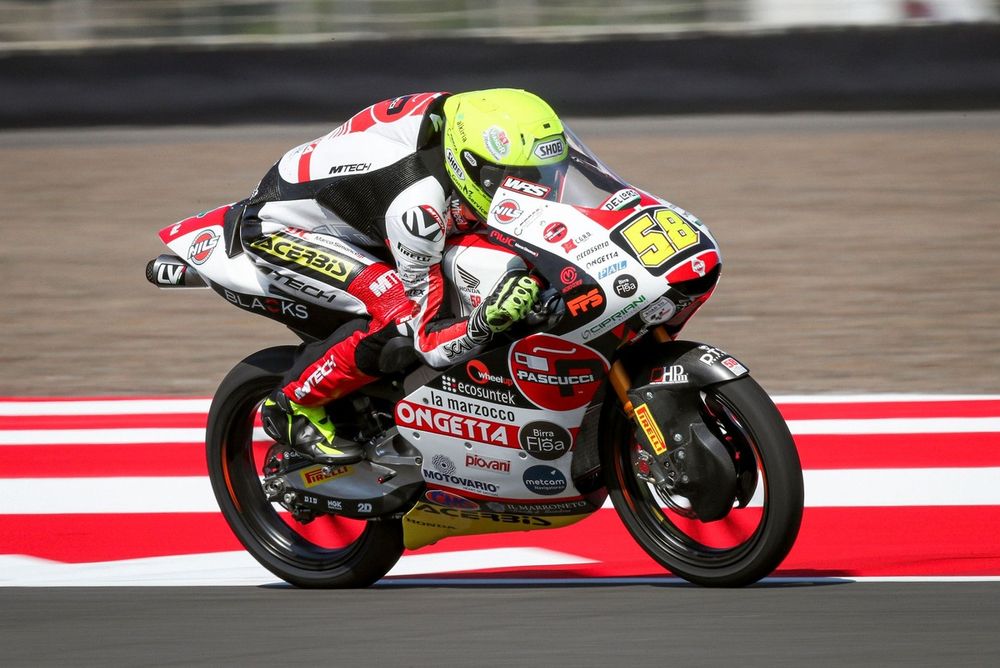 Practice 2 Moto3 Indonesia: Lunetta Crash tapi Tetap Unggul