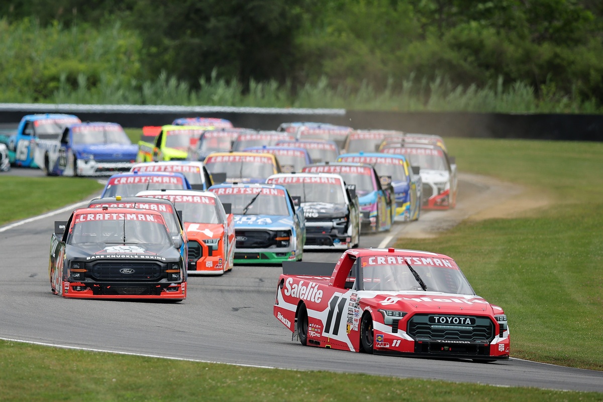 Corey Heim leads 99 of 100 laps to win inaugural NASCAR Truck race at ...