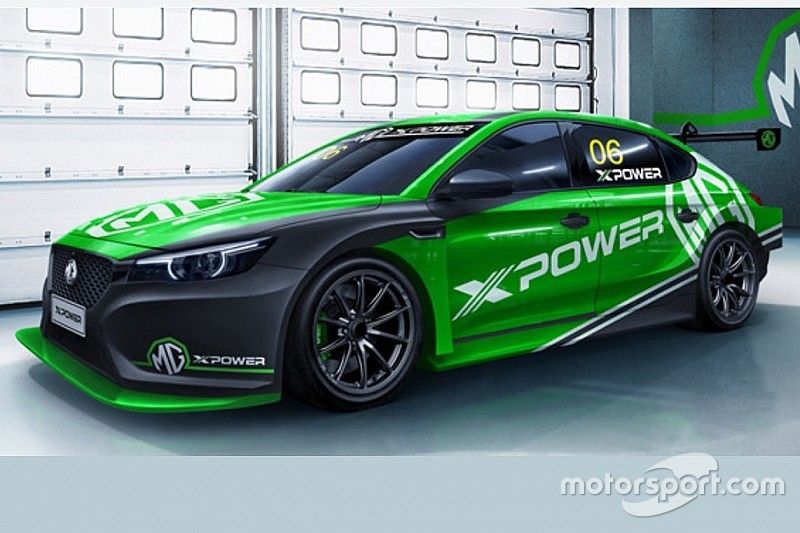 La MG6 TCR è nero-verde, correrà nel FIA WTCR?