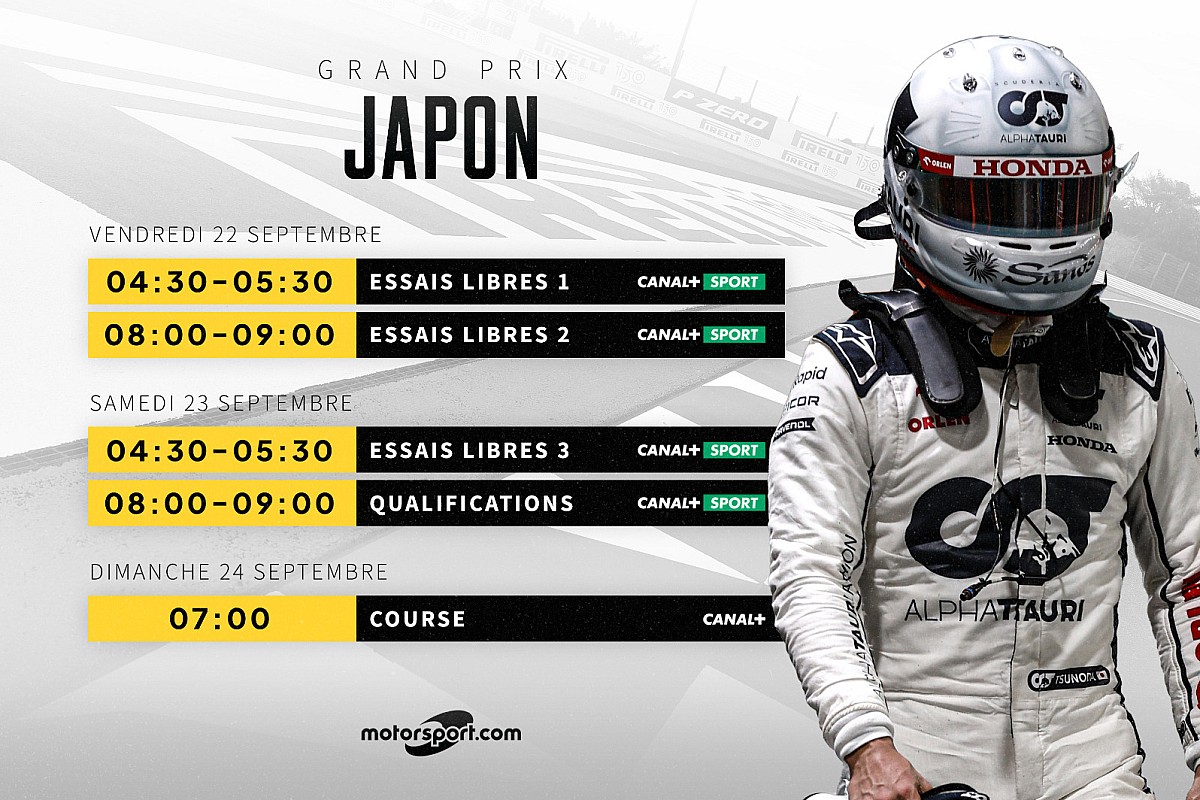 Le programme du GP du Japon F1 2023