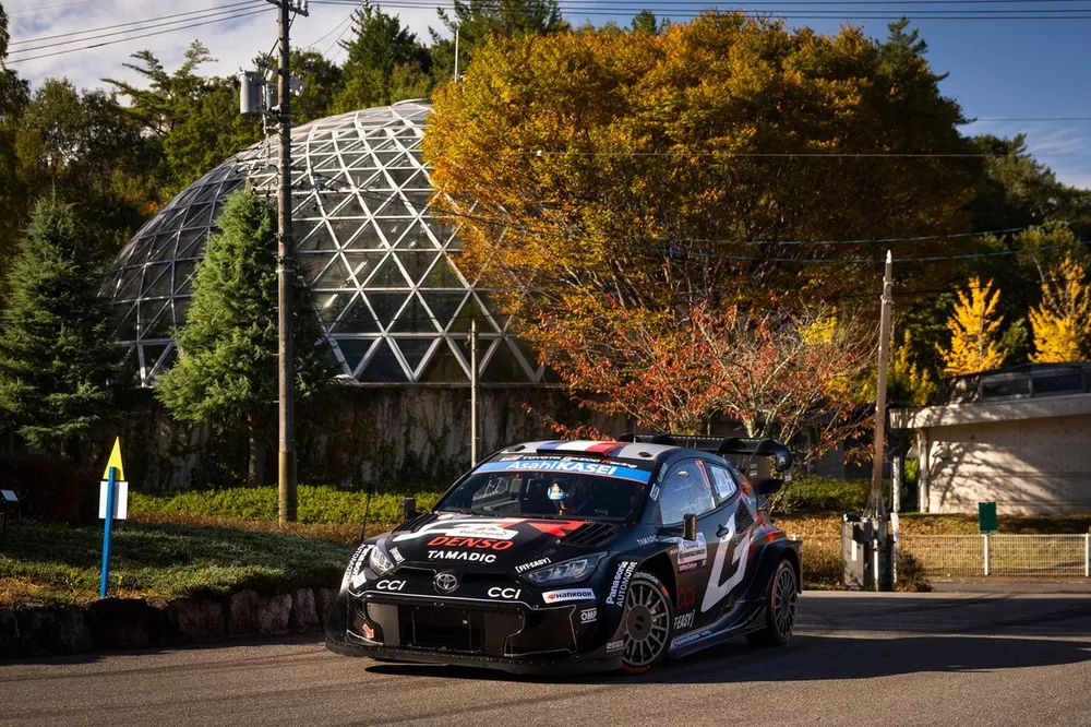 WRC Rally Japan: Sebastien Ogier leads Toyota 1-2-3 ahead of Takamoto ...