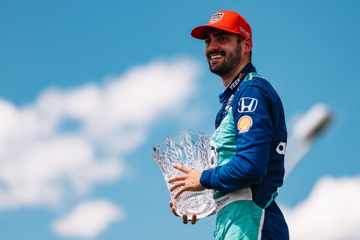 Interview: Rinus VeeKay: "Voel me in de juiste auto een titelkandidaat"