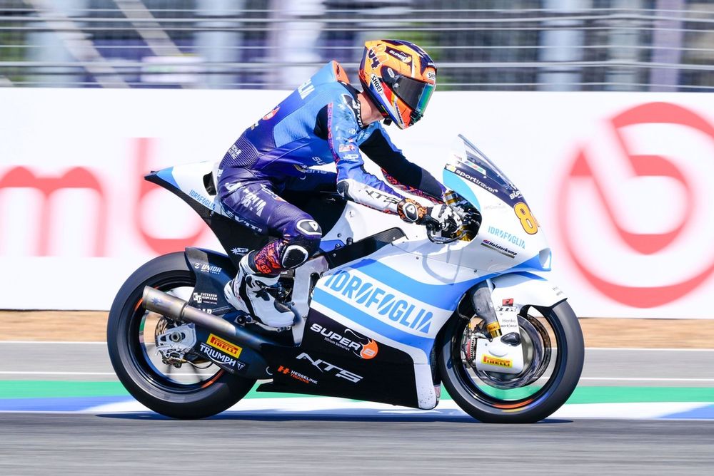 Van den Goorbergh zesde op vrijdag Moto2 Qatar, Veijer grijpt net naast Q2