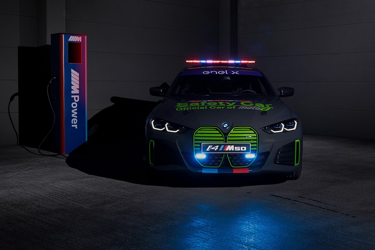 BMW M reveals fully-electric safety car for MotoE World Cup