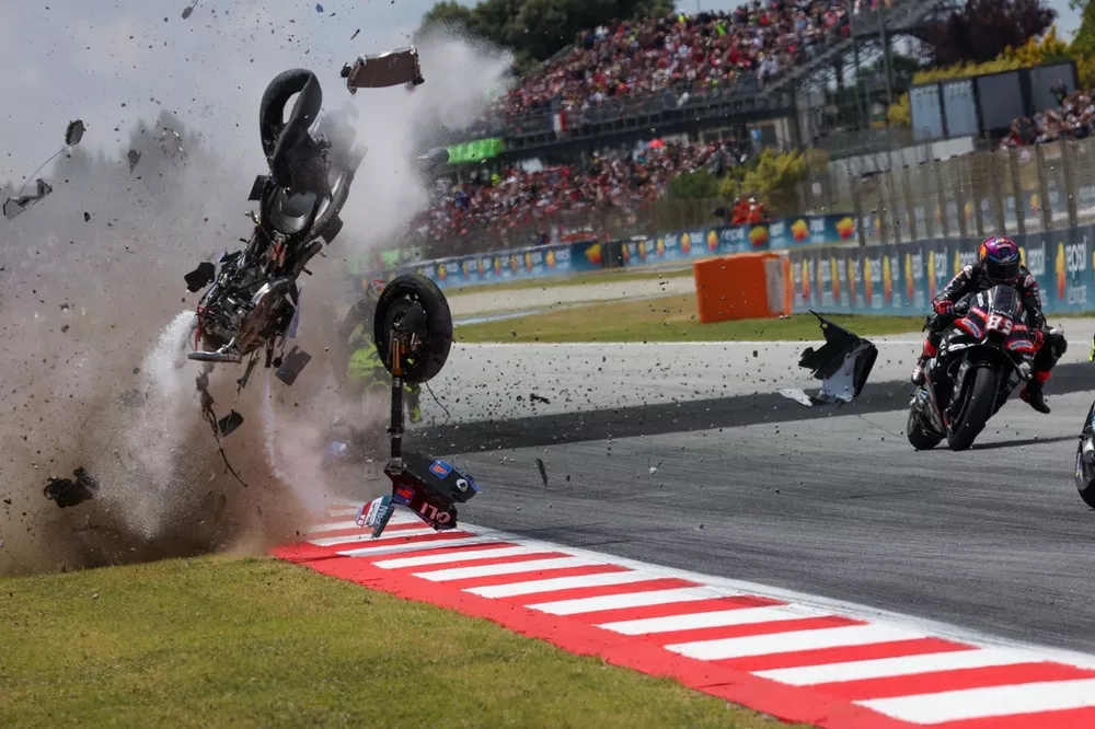 How Alex Marquez experienced his brutal crash in Catalan GP