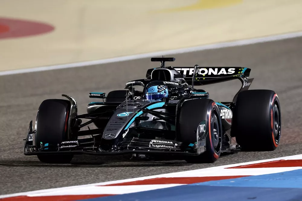 Mercedes' Russell and Antonelli get penalty for Bahrain pit incident
