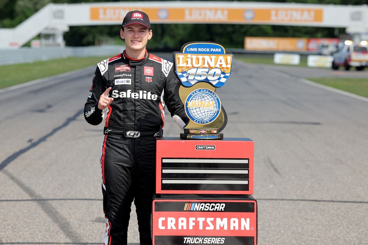 Corey Heim leads 99 of 100 laps to win inaugural NASCAR Truck race at ...