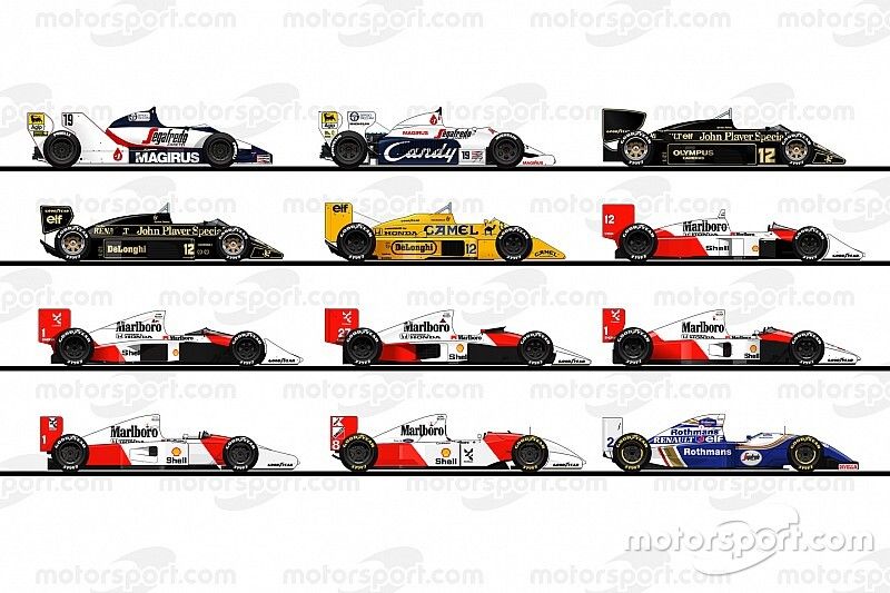 Galería: Todos los autos de Ayrton Senna F1