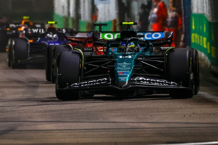 Colapinto: "Correr con Alonso es un shock, pero me bajo la visera y son ...