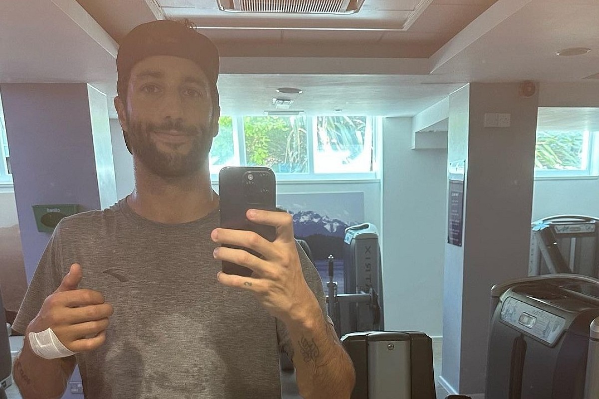 Fotos: la cicatriz y la recuperación de Daniel Ricciardo