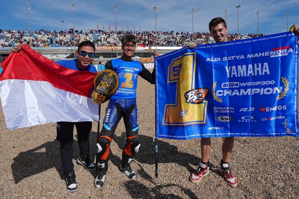 Aldi Satya Mahendra Ukir Sejarah dengan Juara WSSP300 2024
