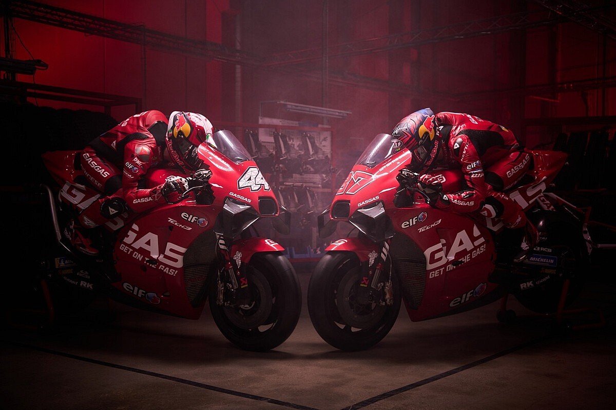 El GasGas Tech3 presenta los colores de su KTM para MotoGP 2023