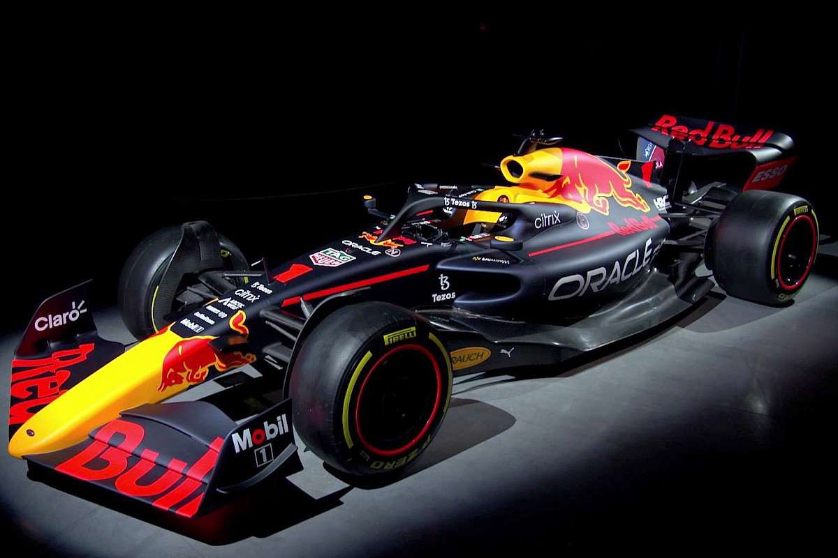 Red Bull presenteert nieuwe F1-auto Max Verstappen en Sergio Perez