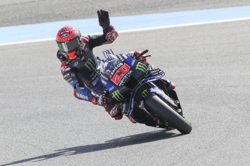 MotoGP-Qualifying Jerez 2025: Fabio Quartararo mit der Yamaha auf Pole!