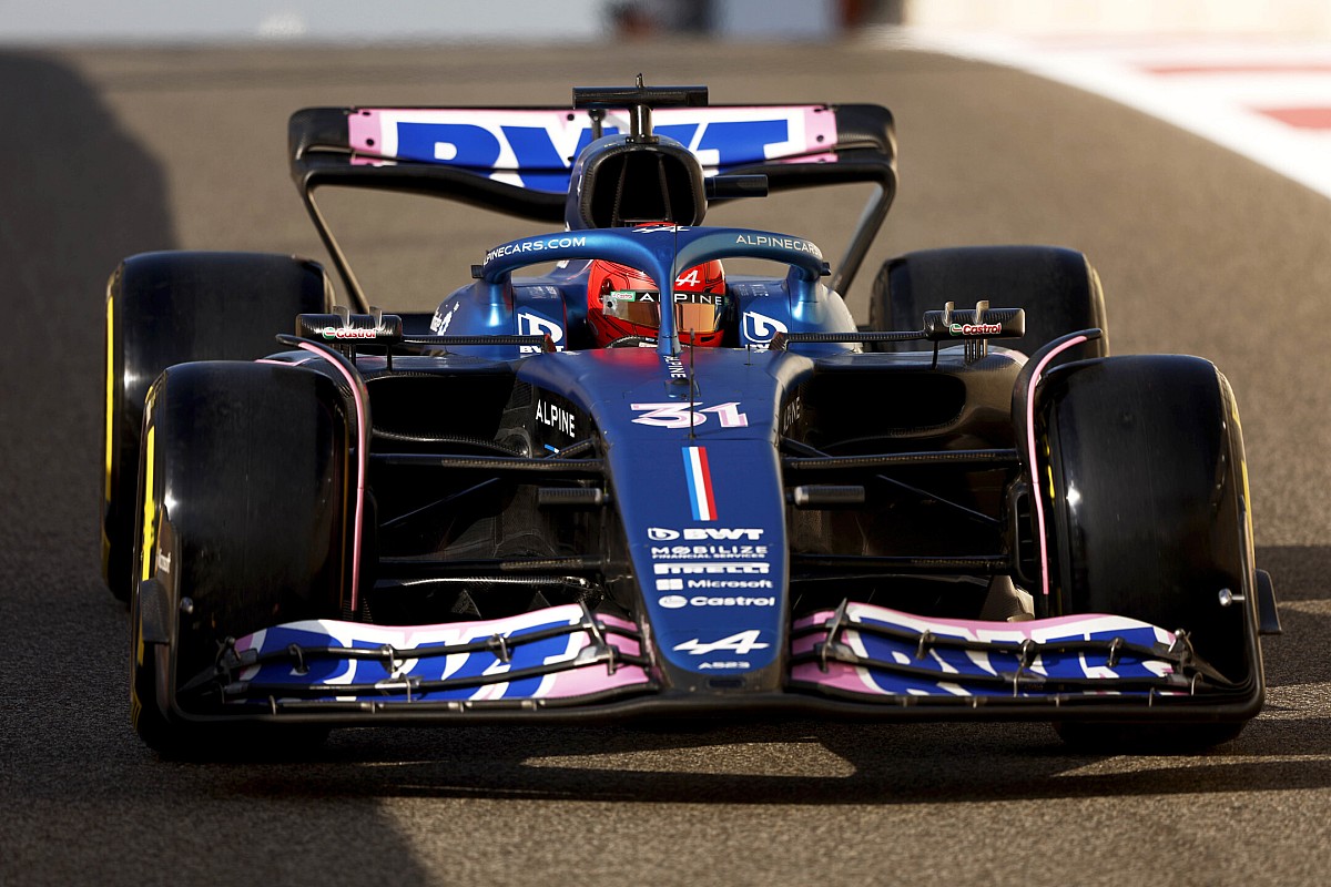 Ocon tops F1's Abu Dhabi post-season test as Russell crashes