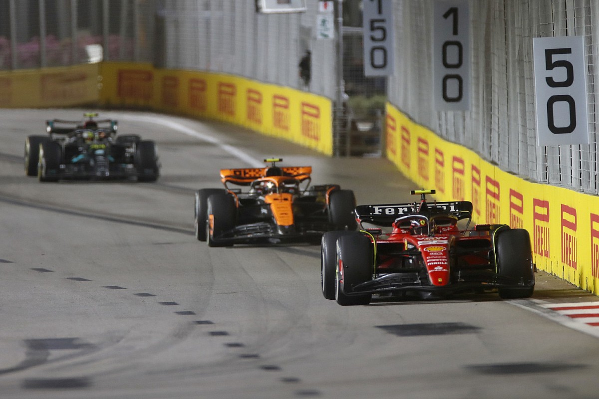 Ferrari: Sainz deserves all credit for Norris F1 DRS tactic in Singapore GP