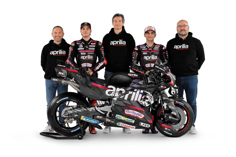 Why Aprilia boss is "disappointed" about not having a title sponsor in ...