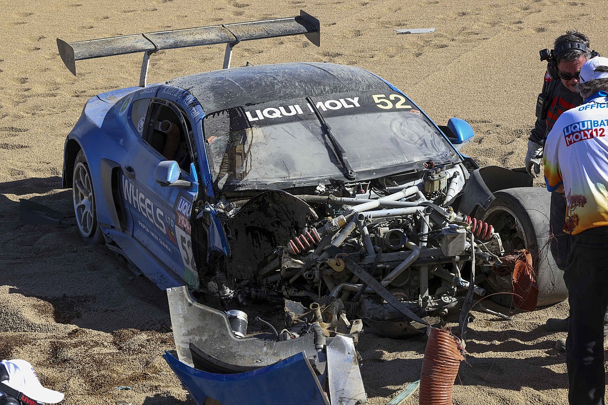 Bathurst crash driver cleared of serious injuries