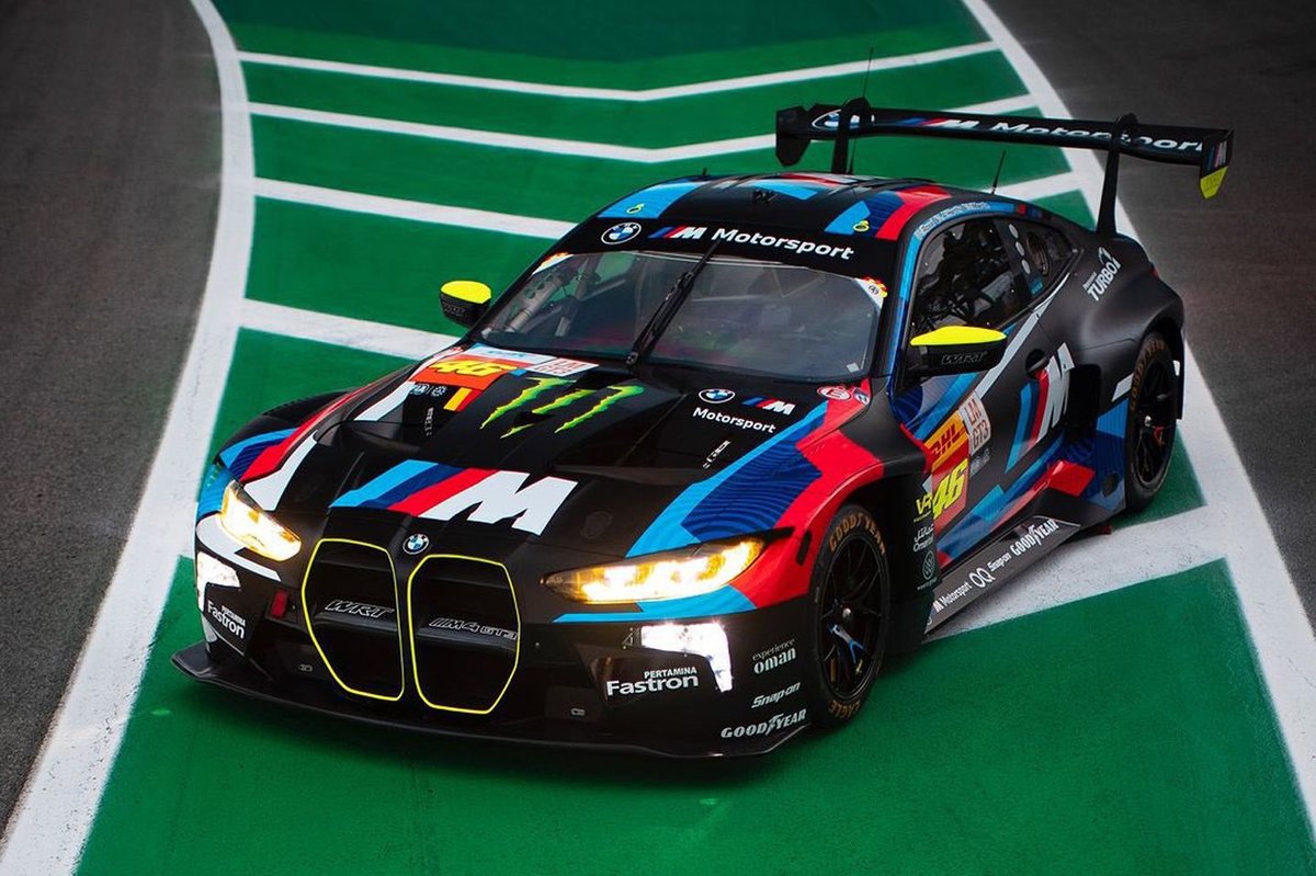 La nueva decoración para el BMW-WRT de Valentino Rossi en el WEC