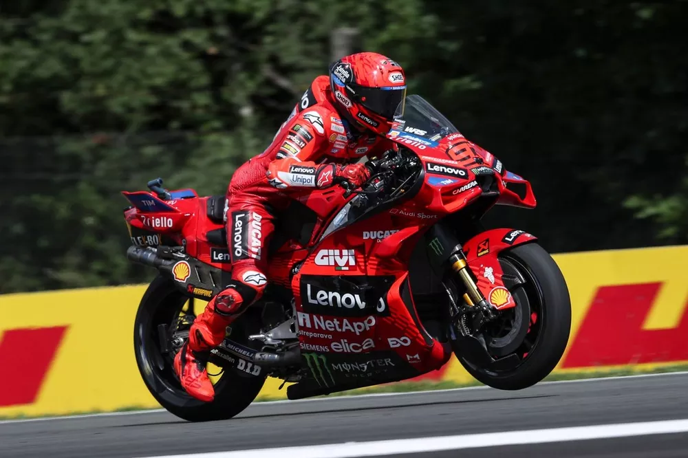 MotoGP Czech GP: Marc Marquez recovers from tyre pressure woes to win ...