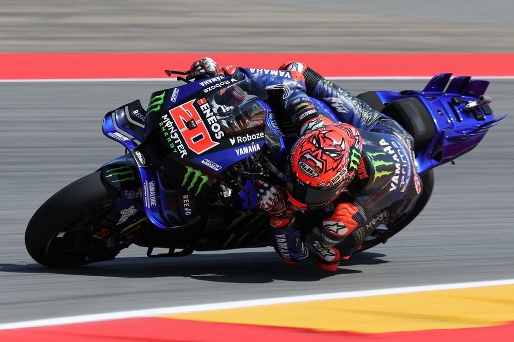 Fabio Quartararo injures shoulder in practice crash at MotoGP's Italian GP