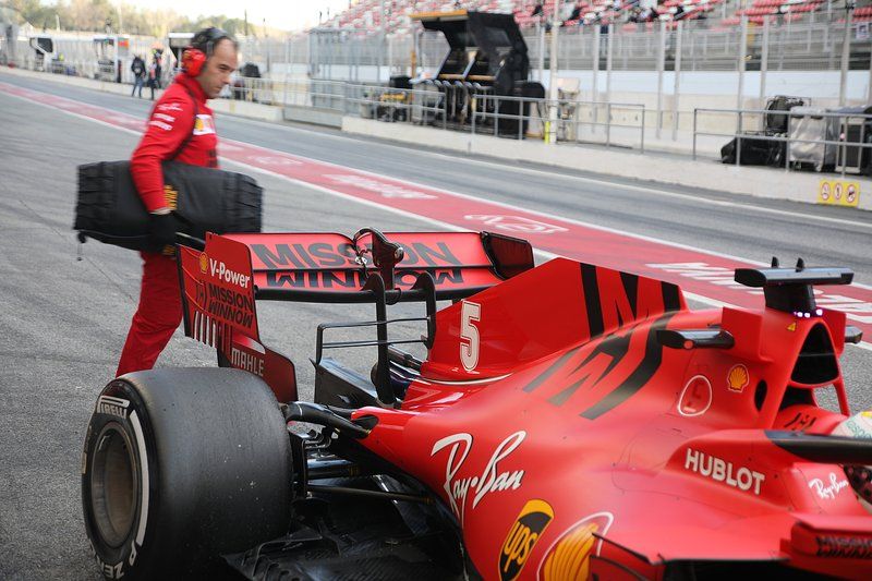 Latest tech updates from F1 test as new Ferrari wing appears