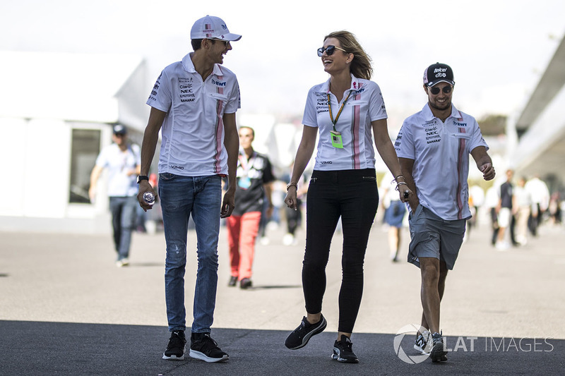 Esteban Ocon, Sahara Force India F1, Sergio Perez, Sahara Force India ...