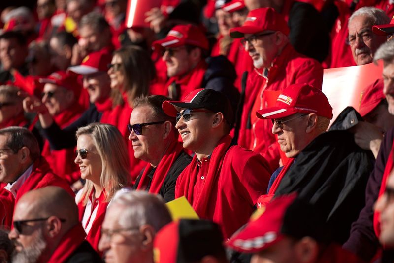 Photos - La Ferrari SF-23 sur le circuit de Fiorano