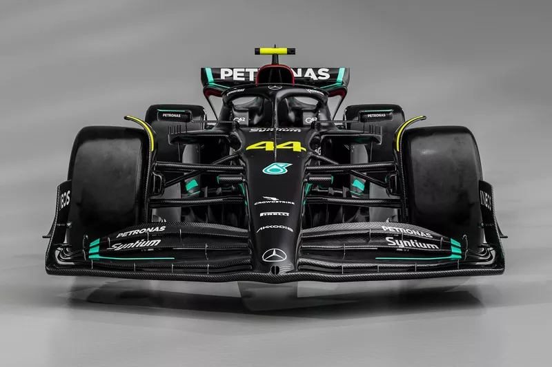 Mercedes unveils W14 Formula 1 car for 2023 season