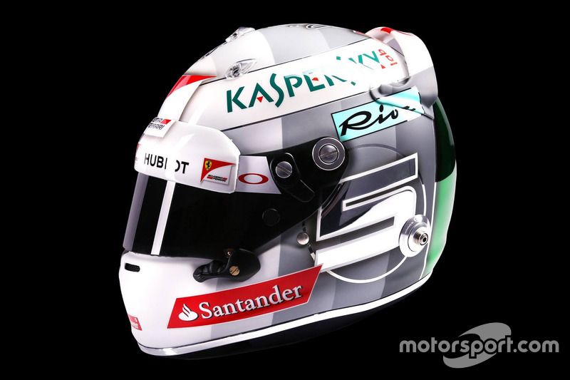 Photos - Les nombreux casques de Sebastian Vettel