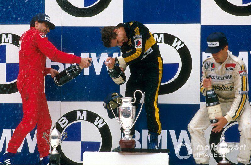 Gallery: Best of Senna's podium celebrations