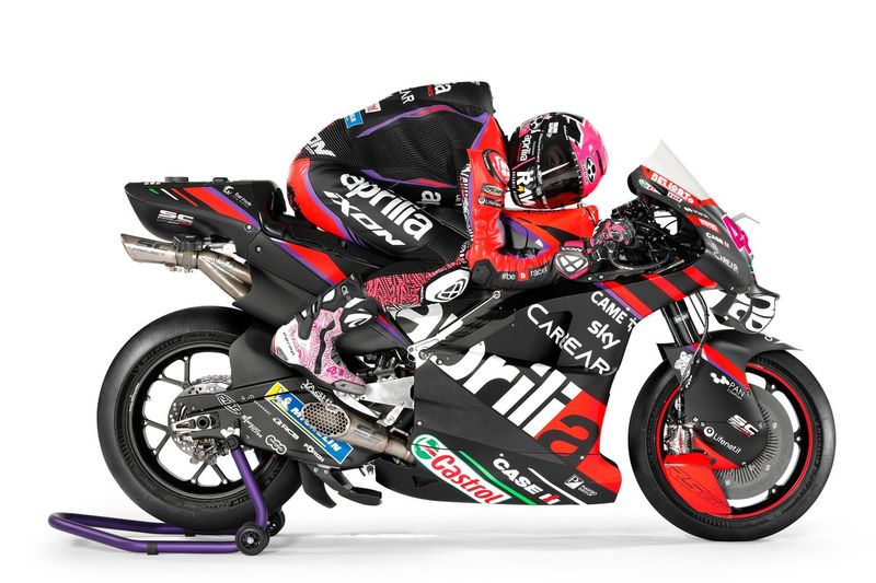 Aprilia reveals 2023 MotoGP livery ahead of final test