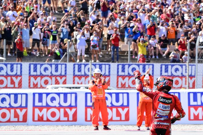 MotoGP Catalan GP: Alex Marquez takes pole with new track record, Pecco ...