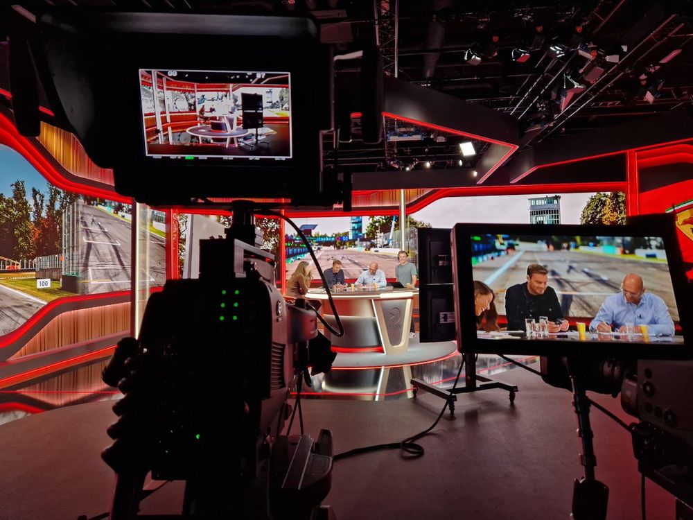 Een kijkje achter de schermen bij een F1-uitzending van Viaplay
