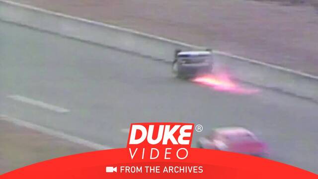 1981 Daytona 500: Connie Saylor flips onto his roof - NASCAR Videos