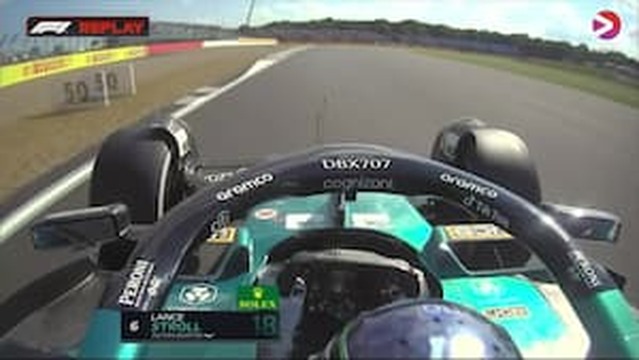 F1 Silverstone 2023: Lance Stroll krijgt steen tegen vinger in VT2 ...