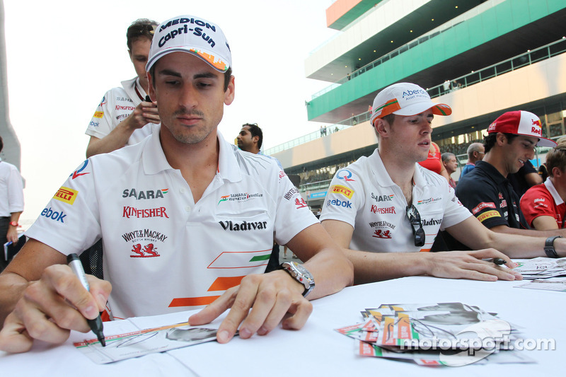 Sahara Force India gets ready for round 18 at Circuit of the Americas