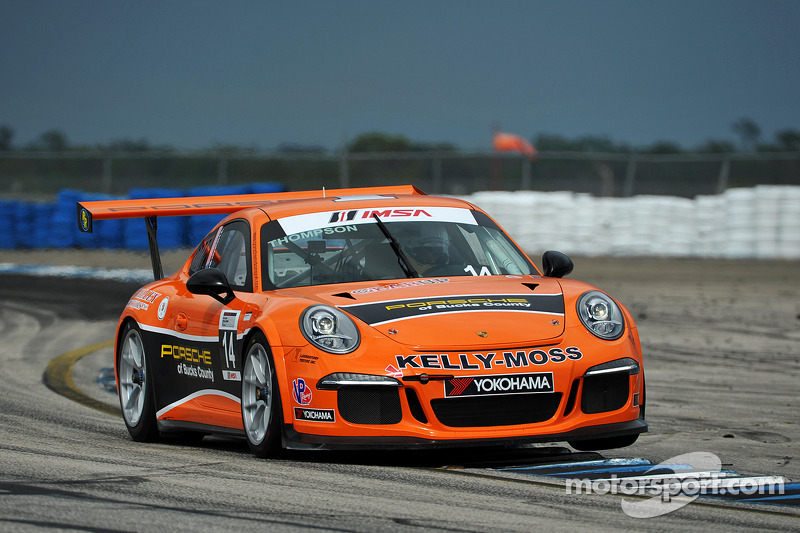 Kelly-Moss Makes Statement in Sebring To Start 2014 Porsche GT3 Cup Season