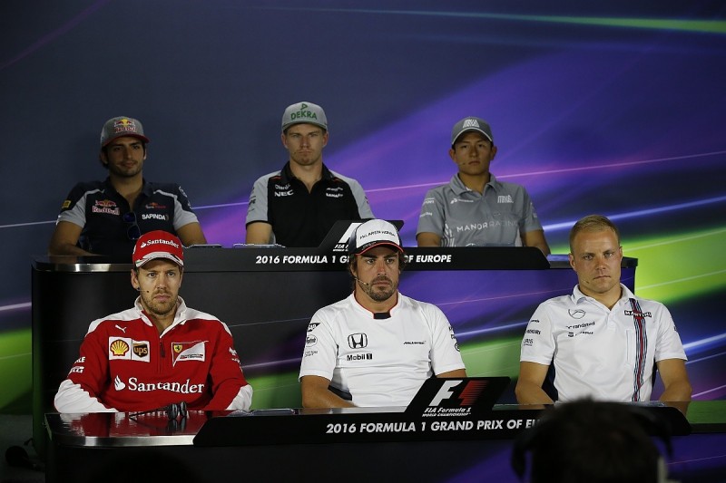 F1 FIA press conference - European Grand Prix Thursday