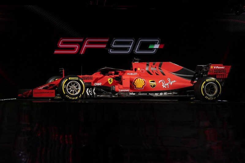 Ferrari's matte red 2019 F1 livery to help reduce SF90's weight