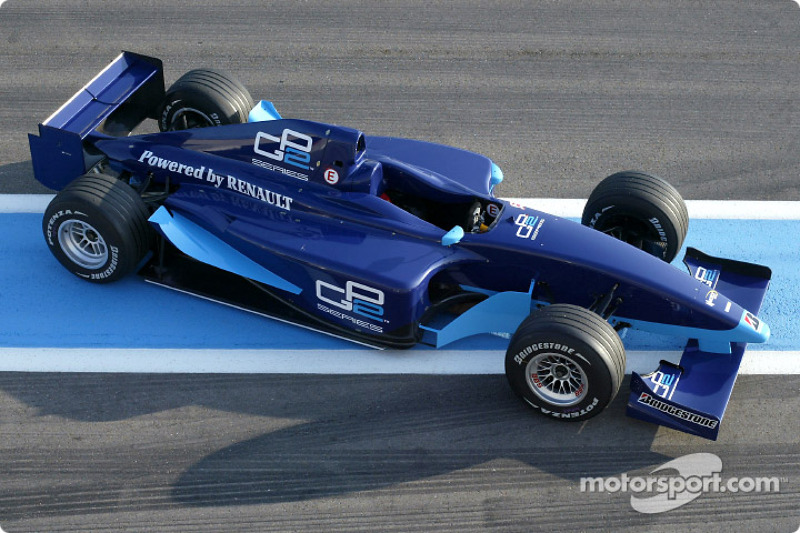 The new Dallara-Renault GP2 Series car at GP2 Series car shakedown