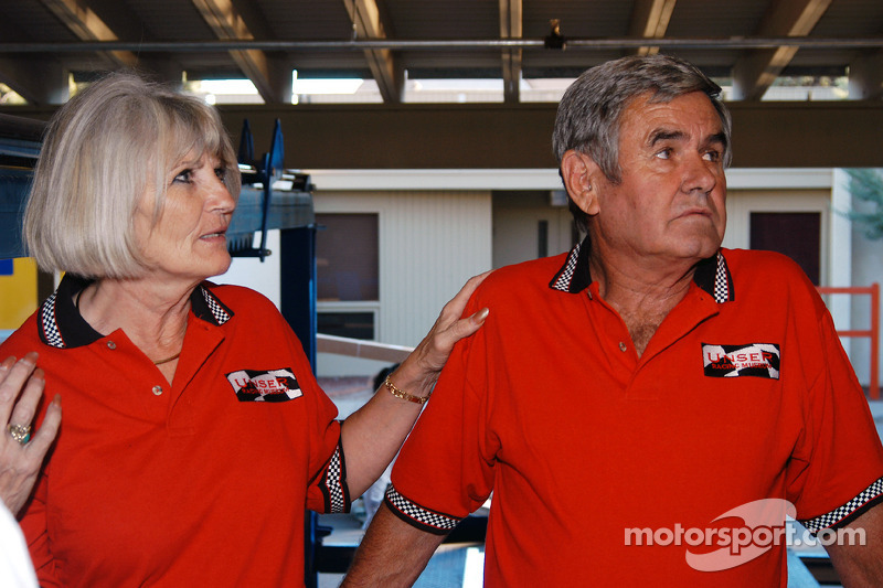 Susan Unser and Al Unser, Sr. at Unser Racing Museum, Albuquerque